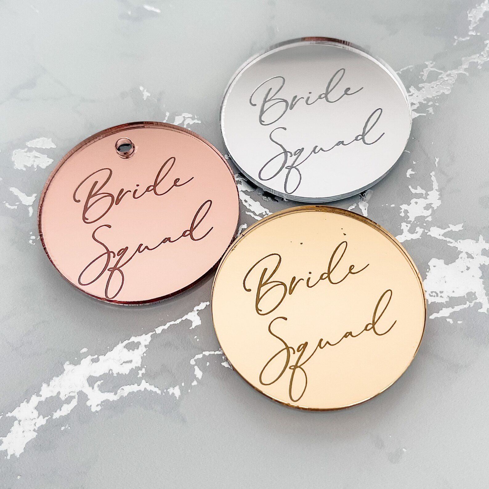 Bride Squad Cupcake Toppers, Bridal Shower Cake Charms, Team Bride, Hen ...