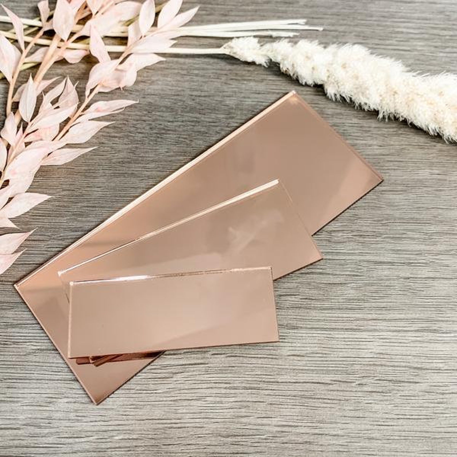 Mirror Acrylic Rectangle Blank Pieces 3mm Mirror Acrylic - Etsy UK