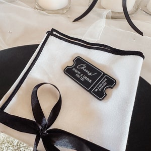 Cheers Wedding Favours, Personalised Drinks Token, Bespoke Favour, Free ...