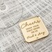 Personalised Wedding Favours, Drinks Token, Bespoke Favours, Free Drink ...