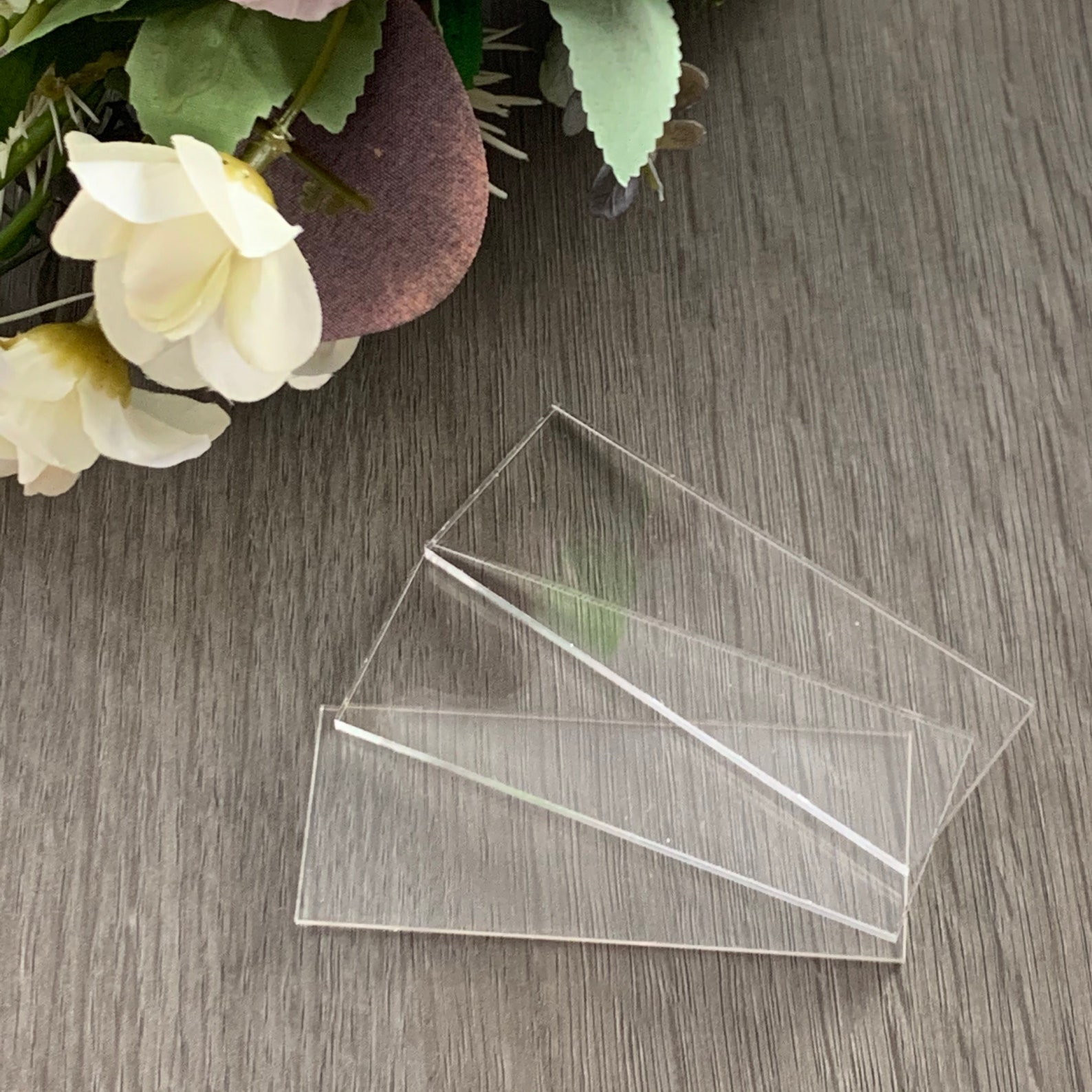 Clear Blank Acrylic Rectangle 3mm Acrylic Plain Pieces - Etsy