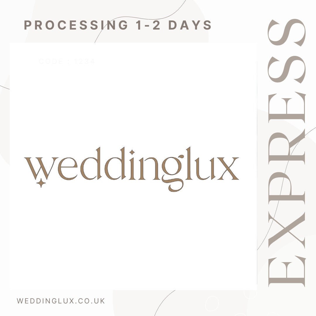 EXPRESS Processing 1-2 Days FAST TRACK Your Order - Etsy