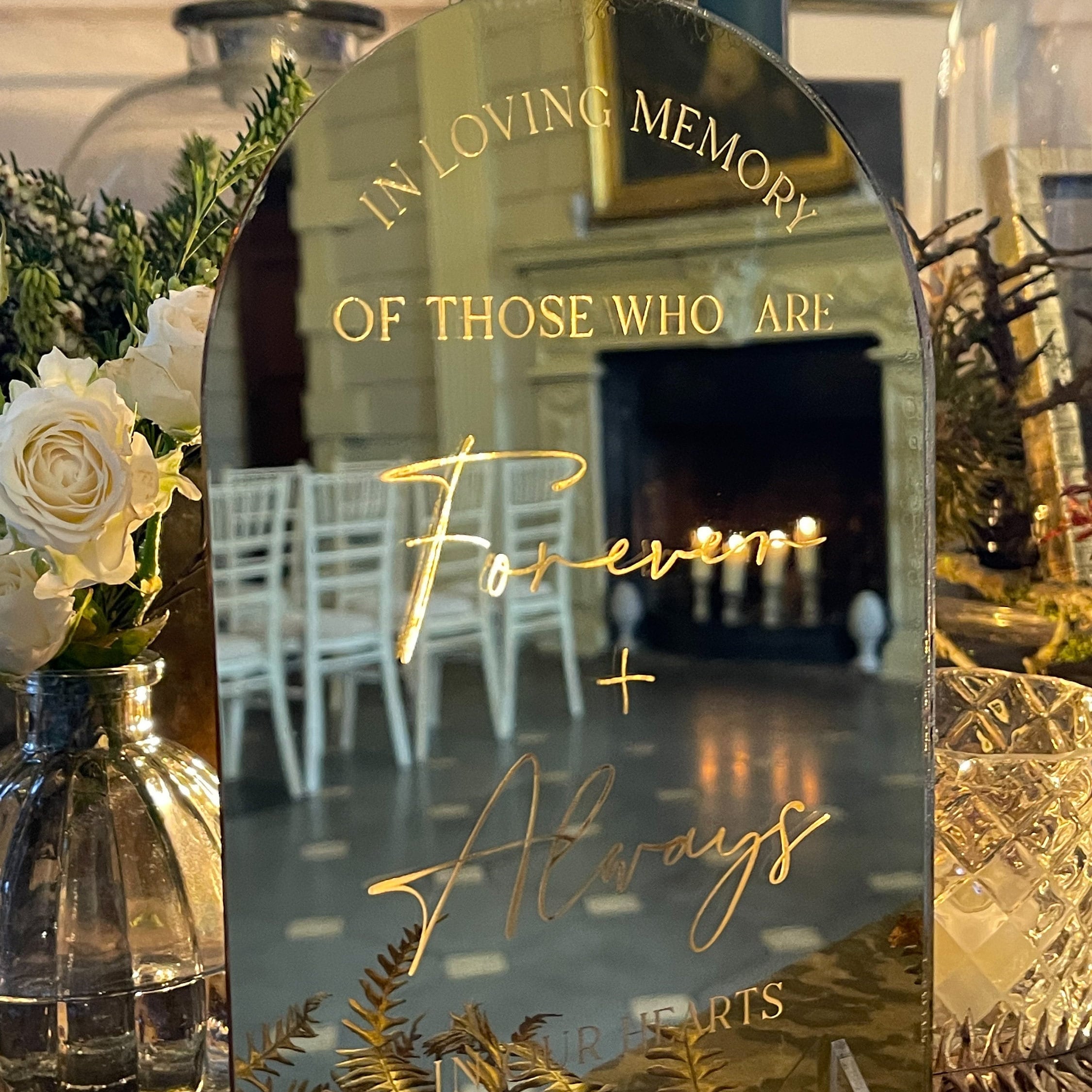 Remembrance Sign, in Loving Memory Plaque, Lost Ones Wedding Table ...