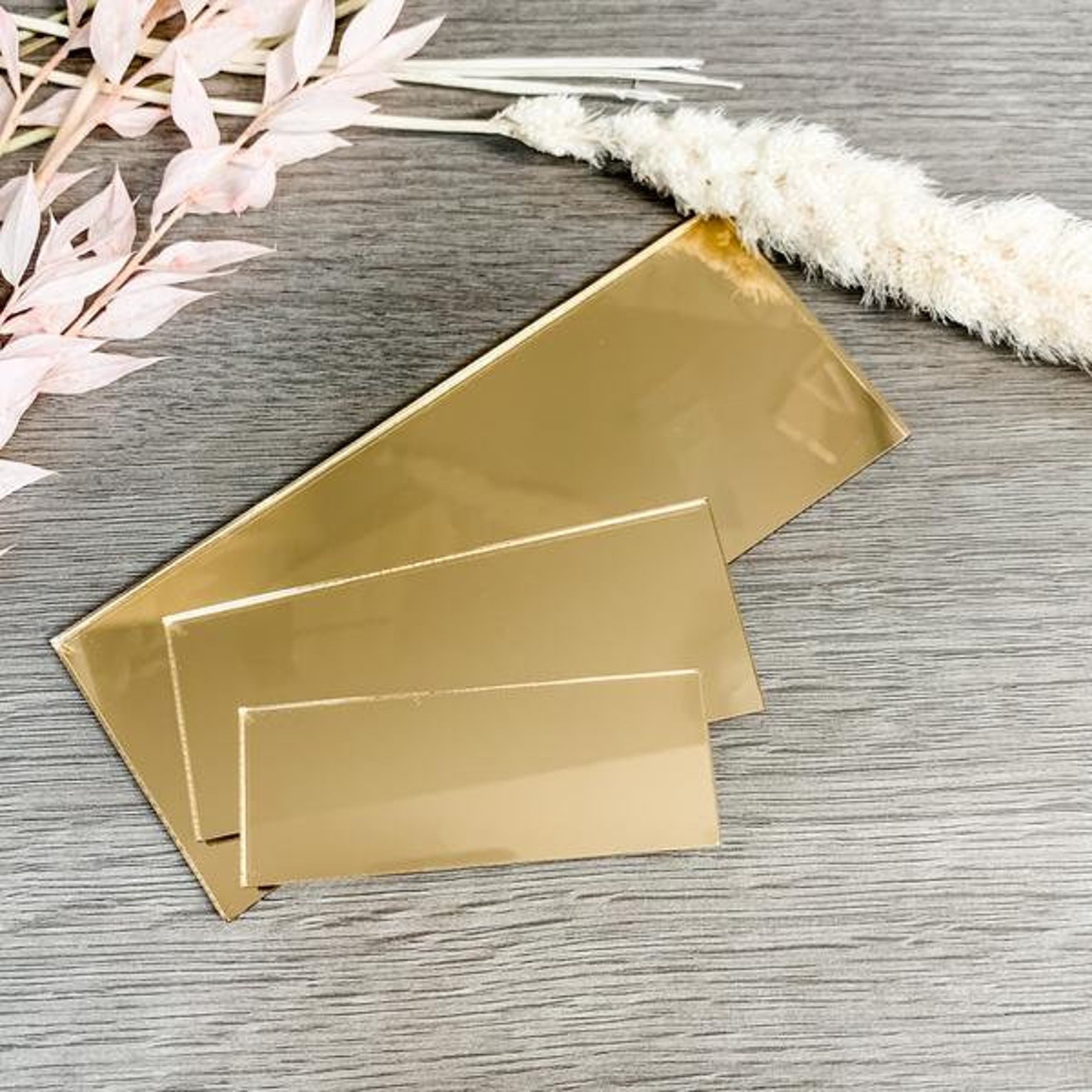 Mirror Acrylic Rectangle Blank Pieces 3mm Mirror Acrylic - Etsy UK