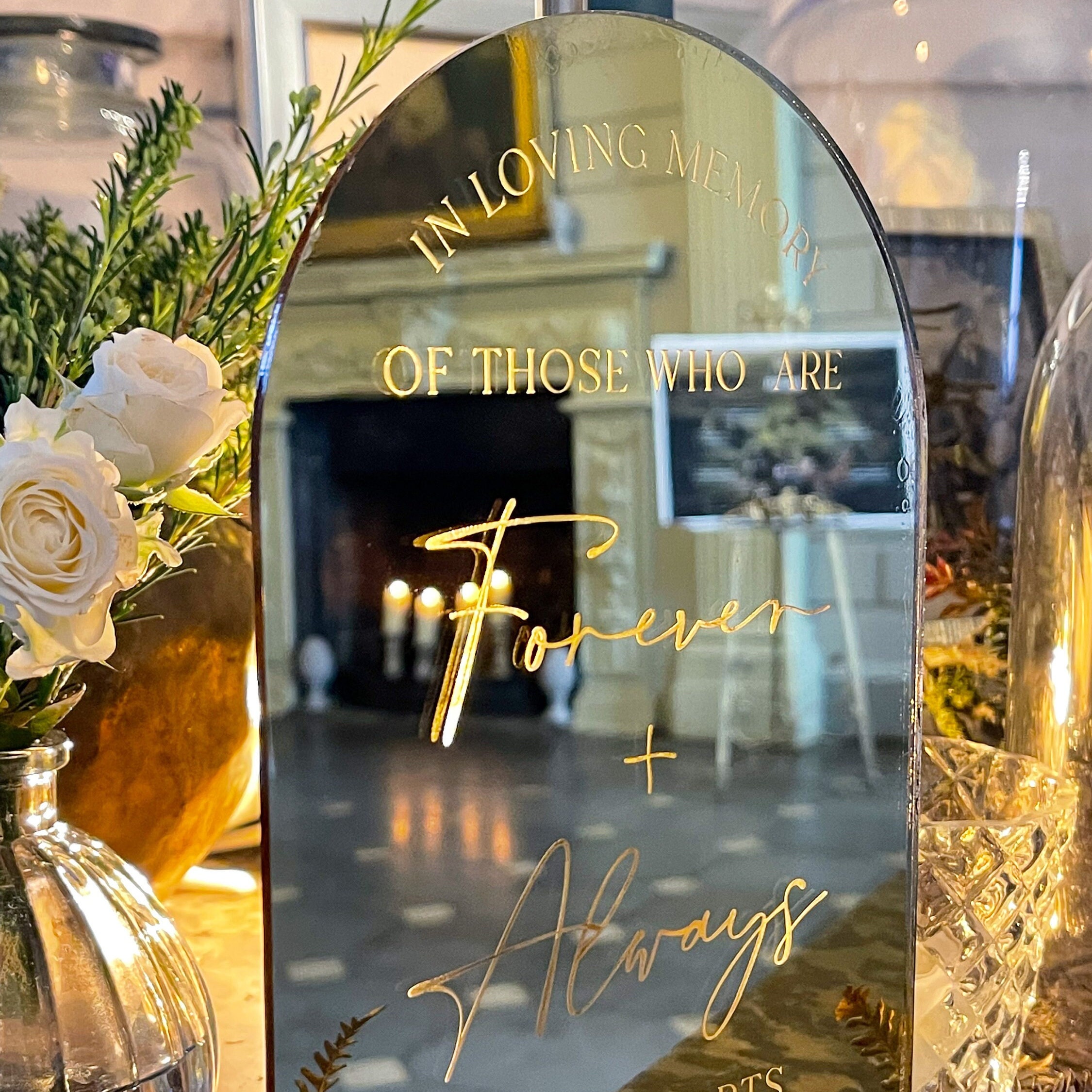 Remembrance Sign in Loving Memory Plaque Lost Ones Wedding - Etsy