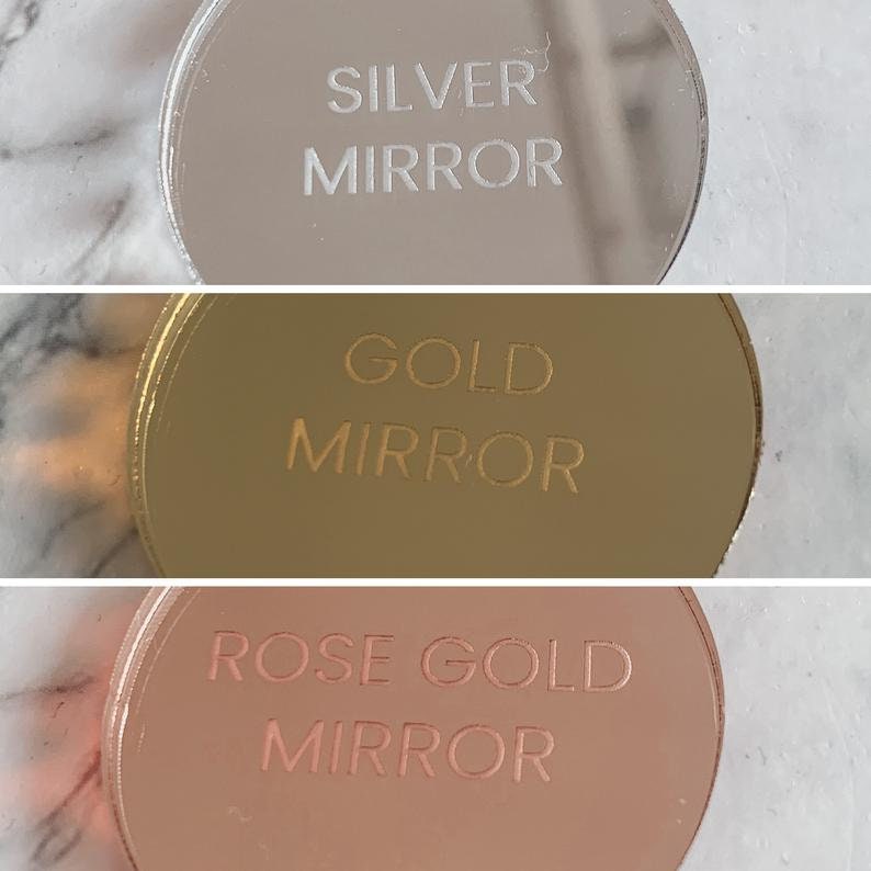 Frosted Acrylic Welcome Sign With Mirror Names Wedding | Etsy