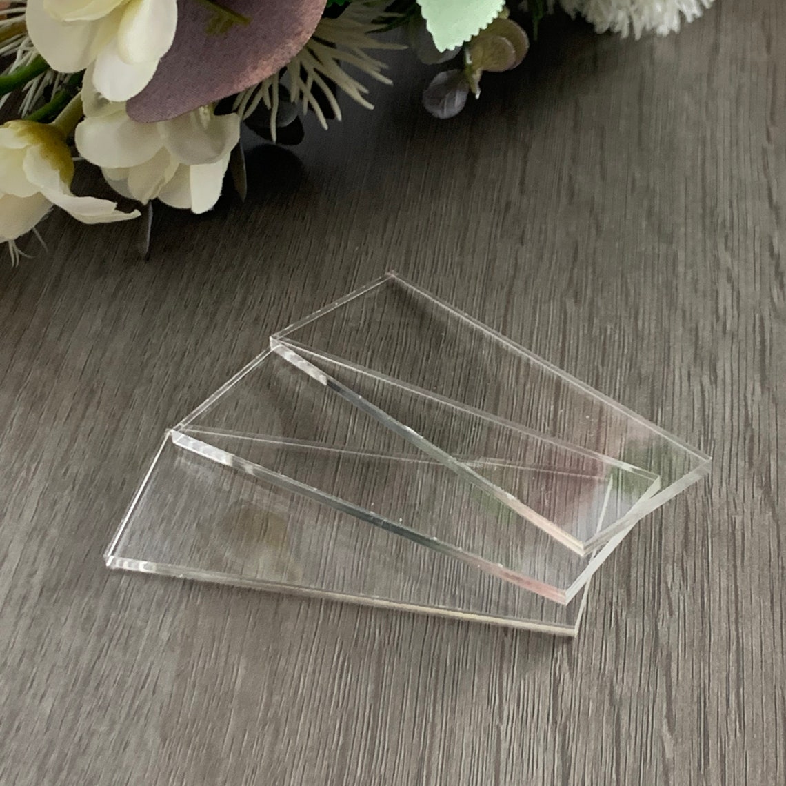 Clear Blank Acrylic Rectangle 3mm Acrylic Plain Pieces - Etsy