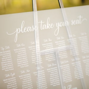 Extra Large A0 Wedding Sign, Bespoke Design Welcome Signs, Table Plan ...