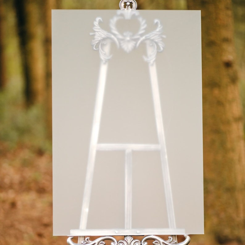 Black Plain Acrylic Sign Blank Signs 3mm Clear White - Etsy