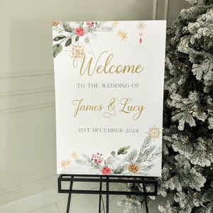 Double Sided Wedding Welcome Sign, Any Colour, Table Plan, Order of ...