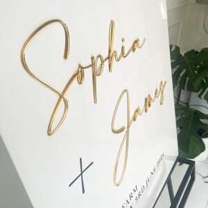 Wedding Welcome Sign, Dome Top Personalised Luxury Wedding Ceremony ...