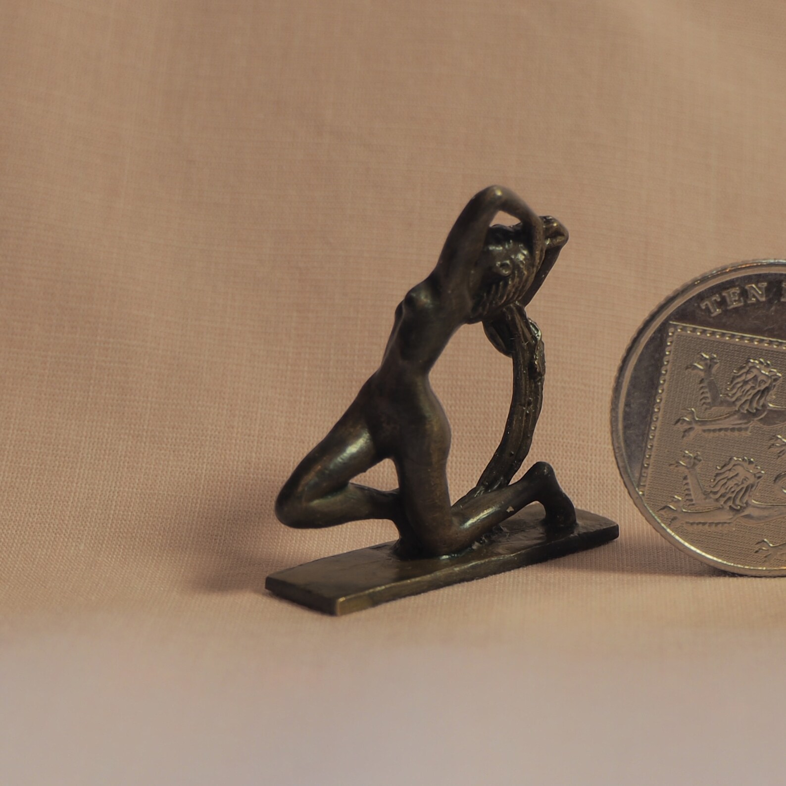 Miniature Art Deco Bronze Baccante by Neil Carter - Etsy
