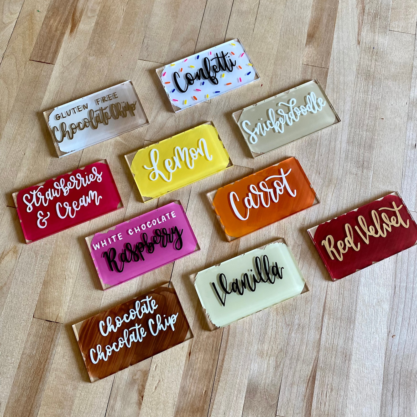 Food Name Signs / Food Tags / Food Labels / Buffet Table Signs - Etsy