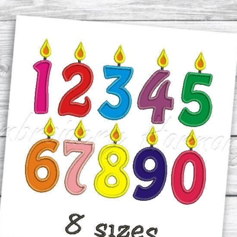 Embroidery Numbers - Etsy