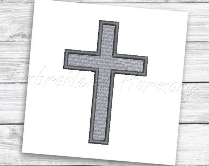 Cross Embroidery Design 10 SIZES Machine Embroidery Digital - Etsy
