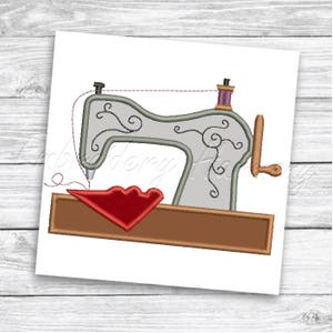 Sewing Machine Applique Design 4 SIZES Machine Embroidery | Etsy