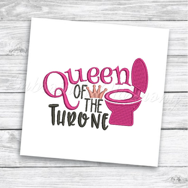 Toilet Paper Embroidery Design Set Funny Toilet Embroidery - Etsy