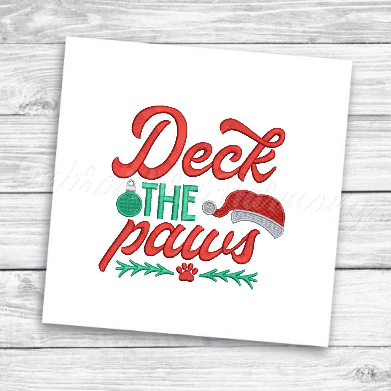 Dog Christmas Embroidery Designs, Santa Dog Machine Embroidery Design ...