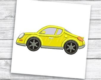Race Car Monogram Applique Machine Embroidery Design Pattern Instant ...