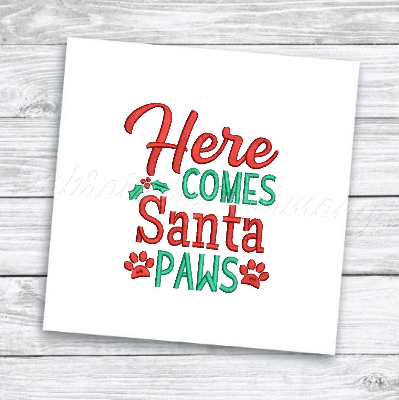 Dog Christmas Embroidery Designs, Santa Dog Machine Embroidery Design ...