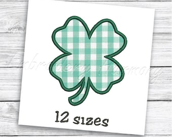 Four Leaf Clover Embroidery Design 12 SIZES Machine | Etsy