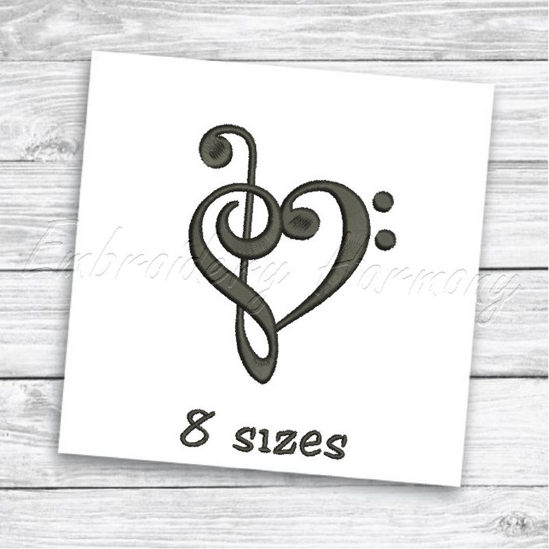 Treble Bass Clef - Etsy