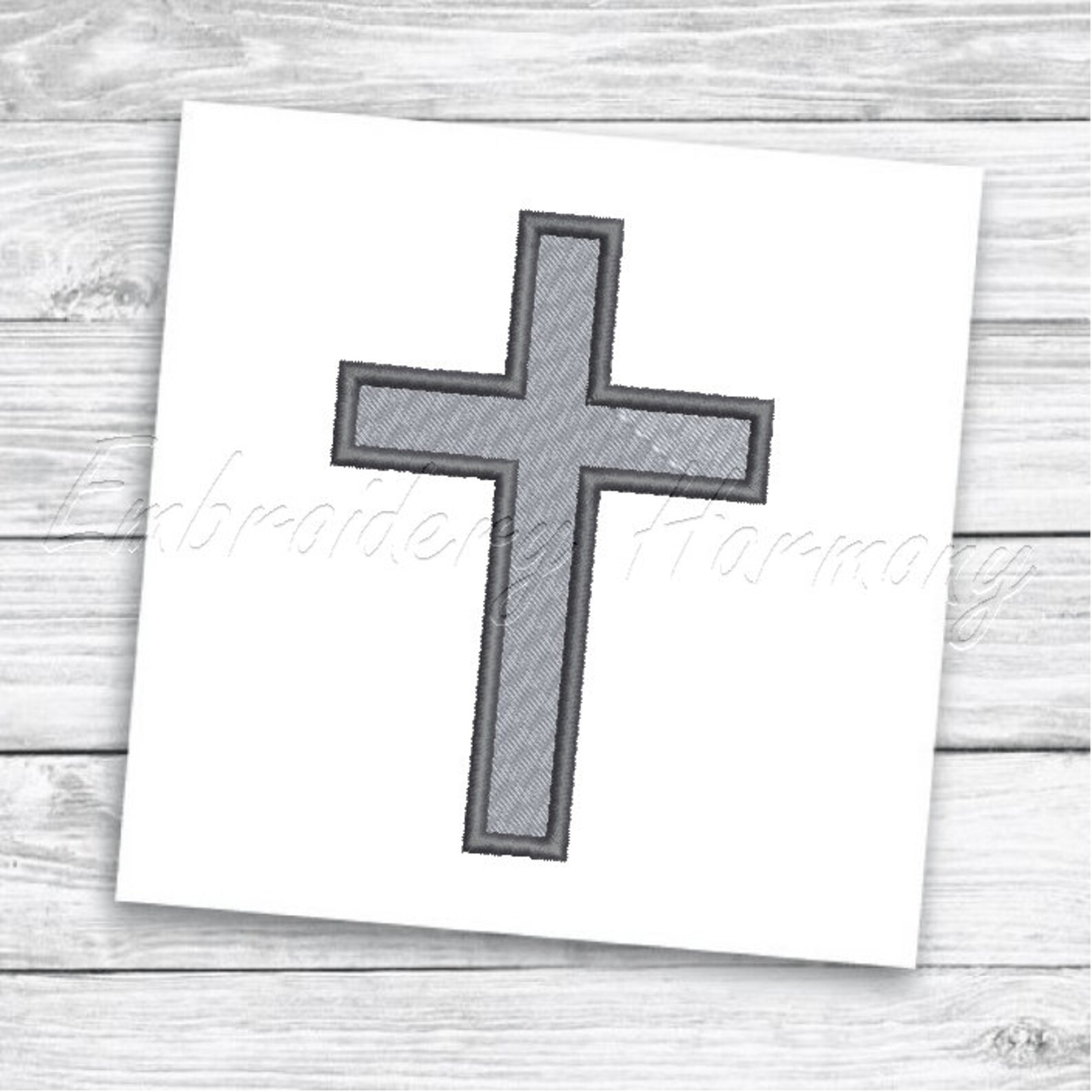 Cross Embroidery Design 10 SIZES Machine Embroidery Digital - Etsy