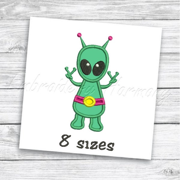 Alien Applique - Etsy