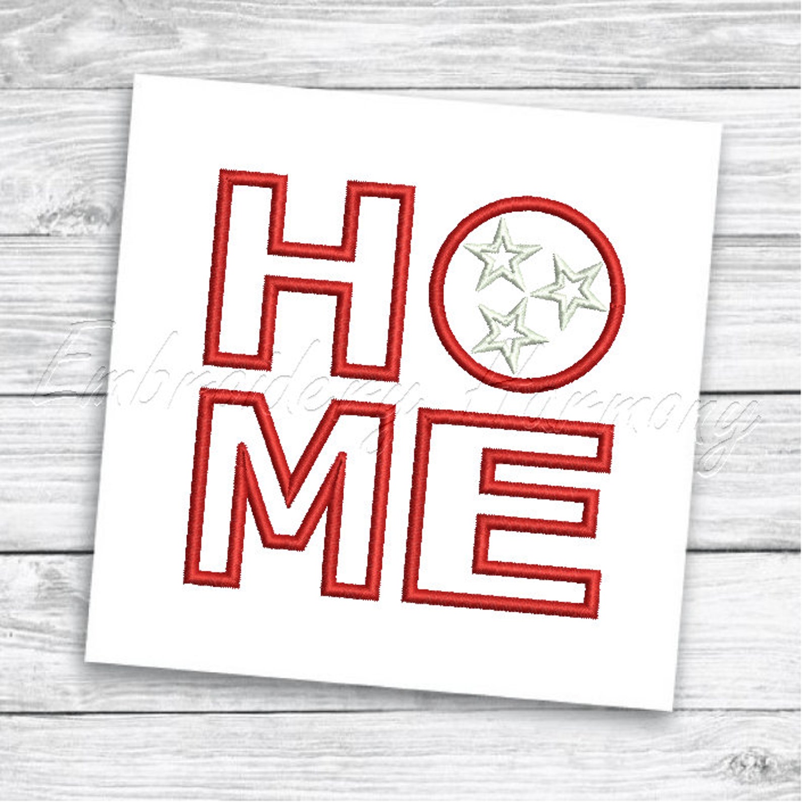 Tennessee Home Applique Design 8 SIZES Machine Embroidery - Etsy