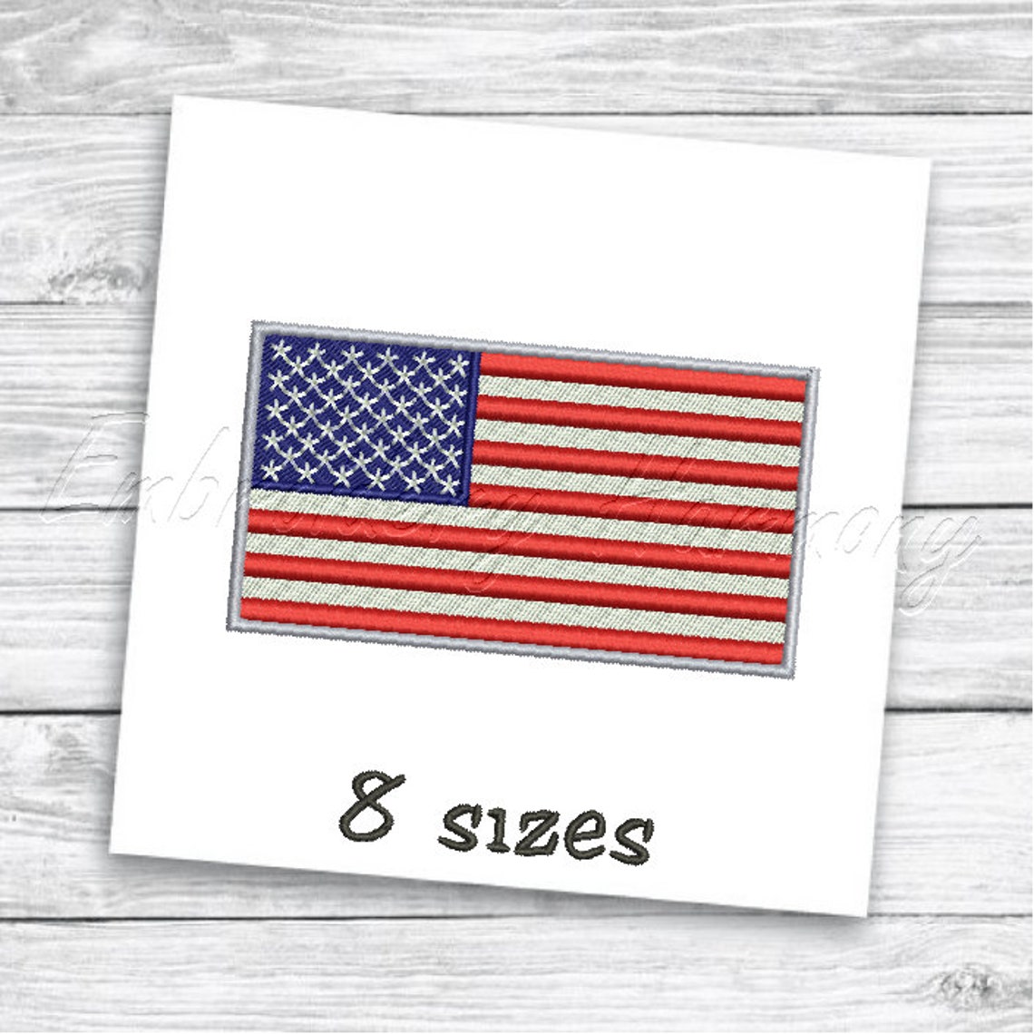 USA Flag Embroidery Design, American Flag Embroidery Design, 4th of ...