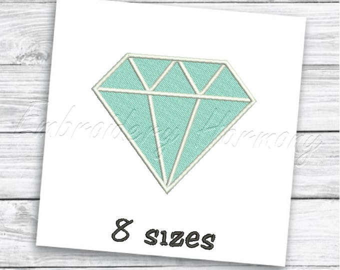 Sparkle Diamond - Fill - Machine Embroidery Design - 7 Sizes, Diamond ...