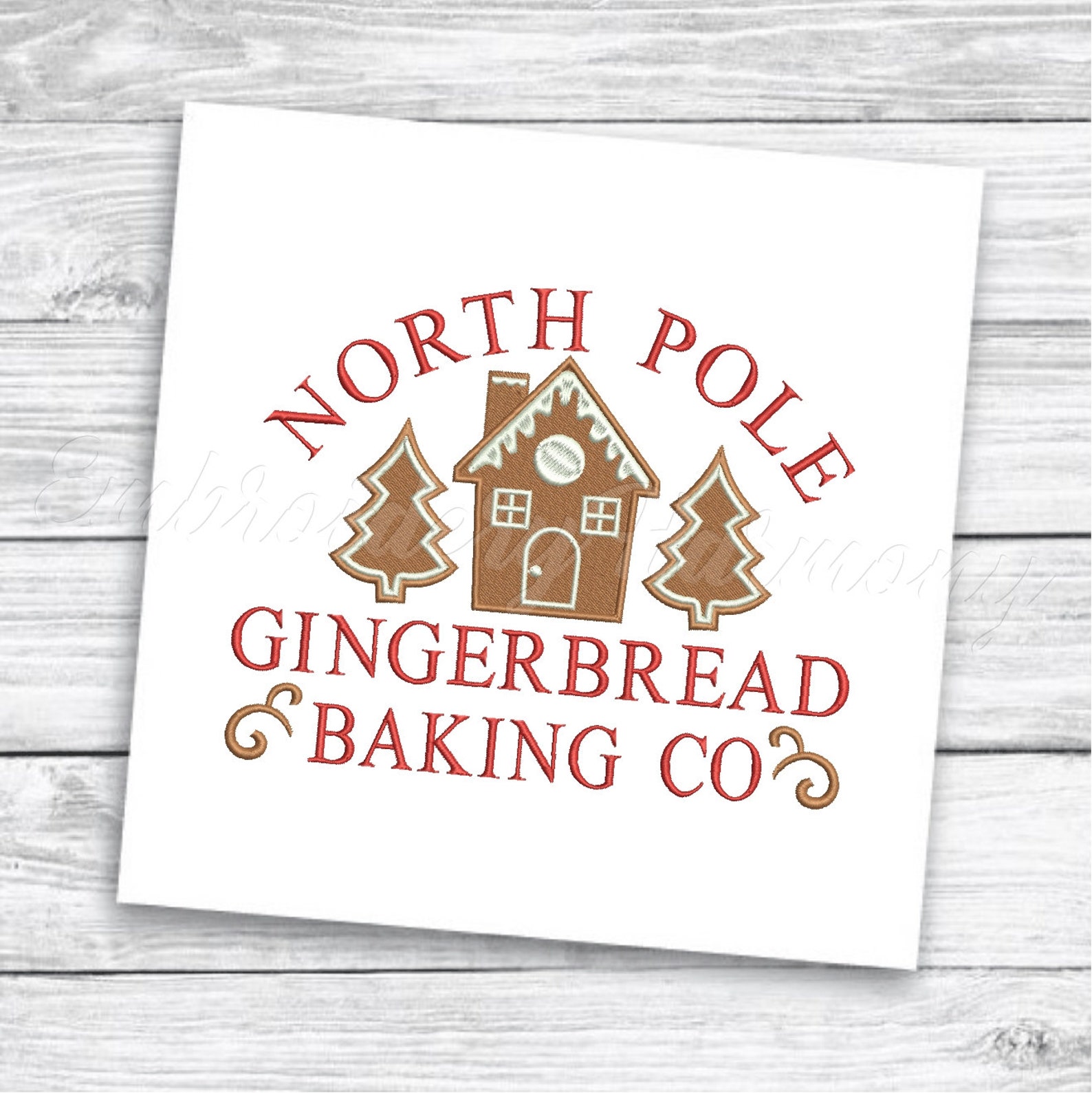 Christmas Gingerbread Quotes Embroidery Design, Funny Christmas Baking ...