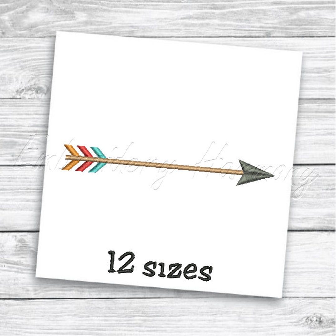 Arrow Embroidery Design, Arrow Embroidery Designs, Arrow Machine ...