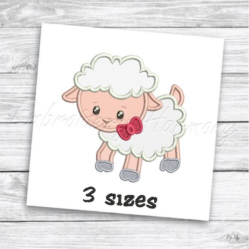 Sheep Applique Machine Embroidery Design NO:2563 - Etsy