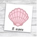Seashell Applique Design, Sea Shell Machine Embroidery Applique Design ...