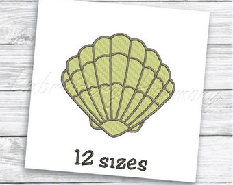 Seashell Pack Embroidery Design Instant Download - Etsy