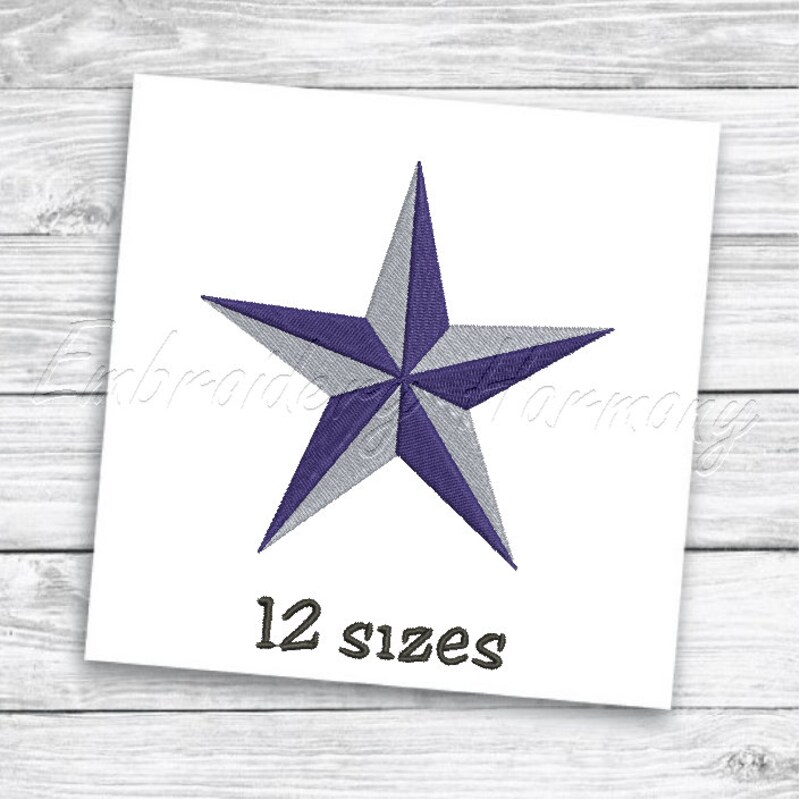 12 Point Star - Etsy