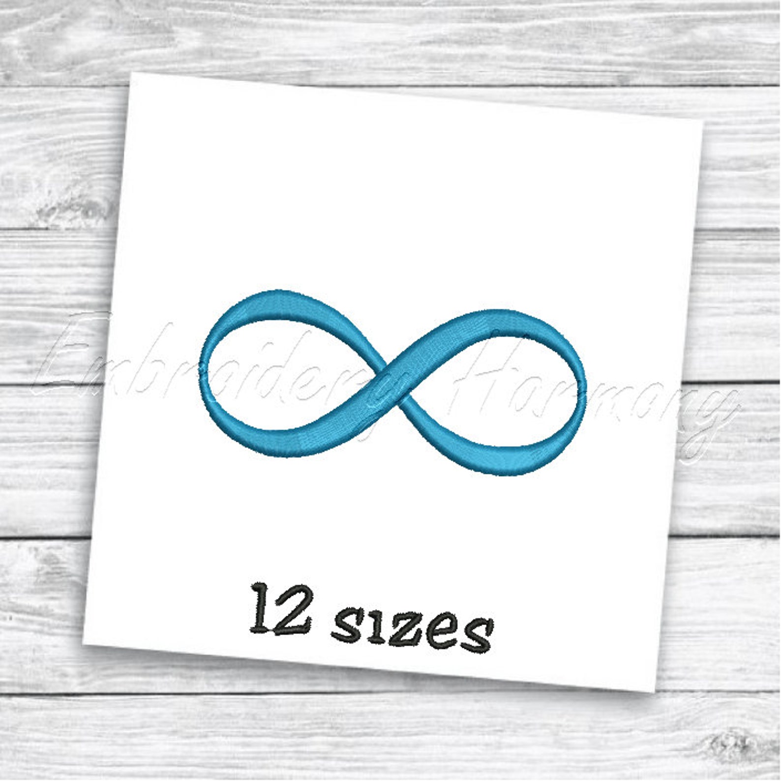 Infinity Symbol Embroidery Design 12 SIZES Machine - Etsy