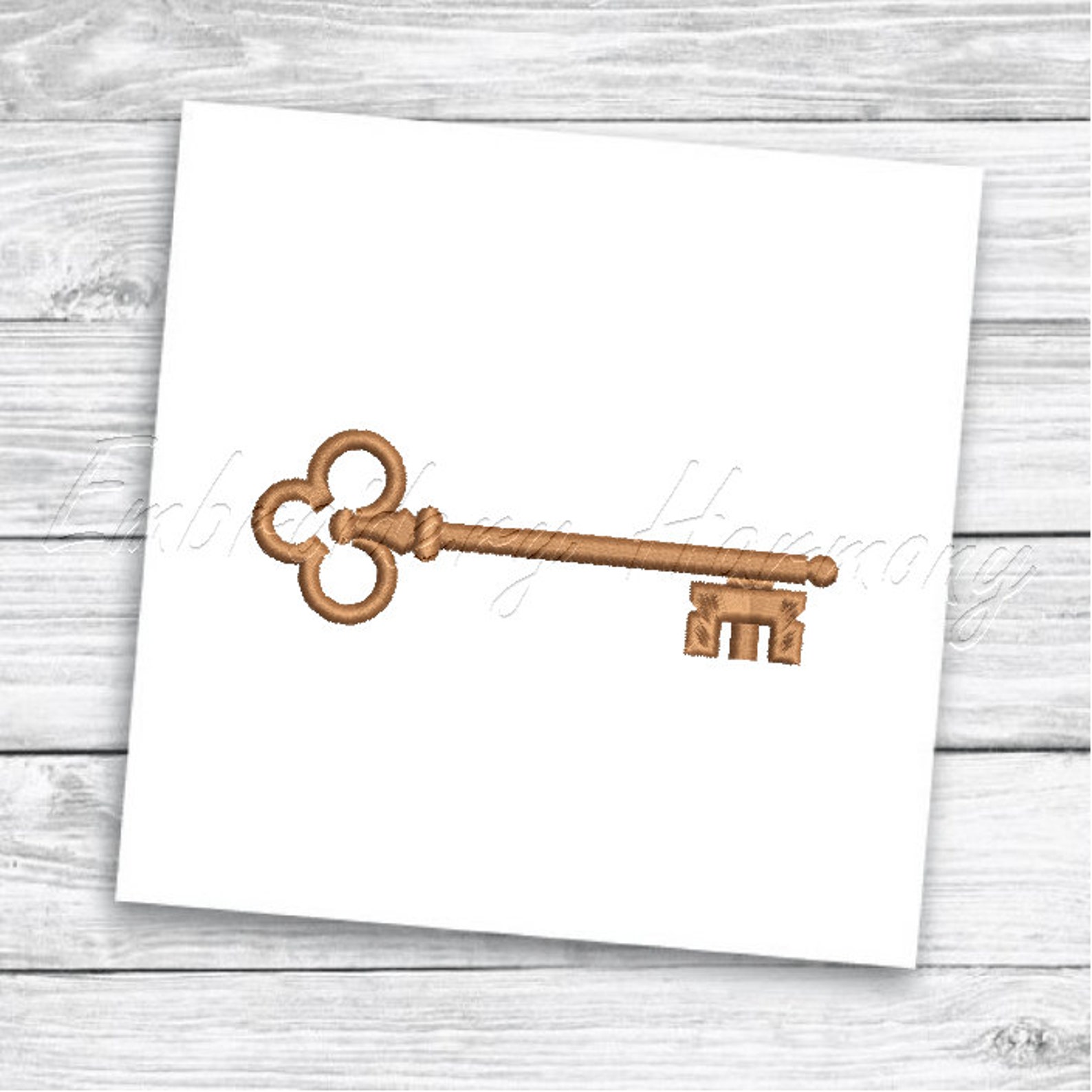 Vintage Key Embroidery Design 8 SIZES Machine Embroidery | Etsy