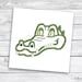 Alligator Applique Embroidery Design 8 SIZES Machine Embroidery Digital ...