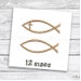 Ichthys Embroidery Design - Jesus Fish Embroidery Pattern - 12 SIZES ...
