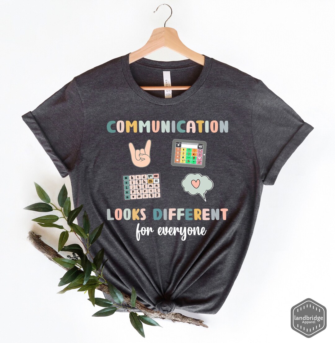 Communication is Different Shirt: Speech Therapy SLP Tee - Etsy