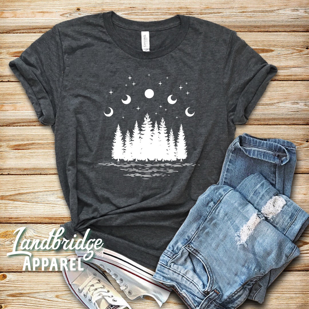 Forest Shirt, Pine Tree, Tree Huger, Minimalist Tree, Tree Lover ...