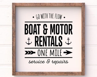 Boat Motor Sign - Etsy