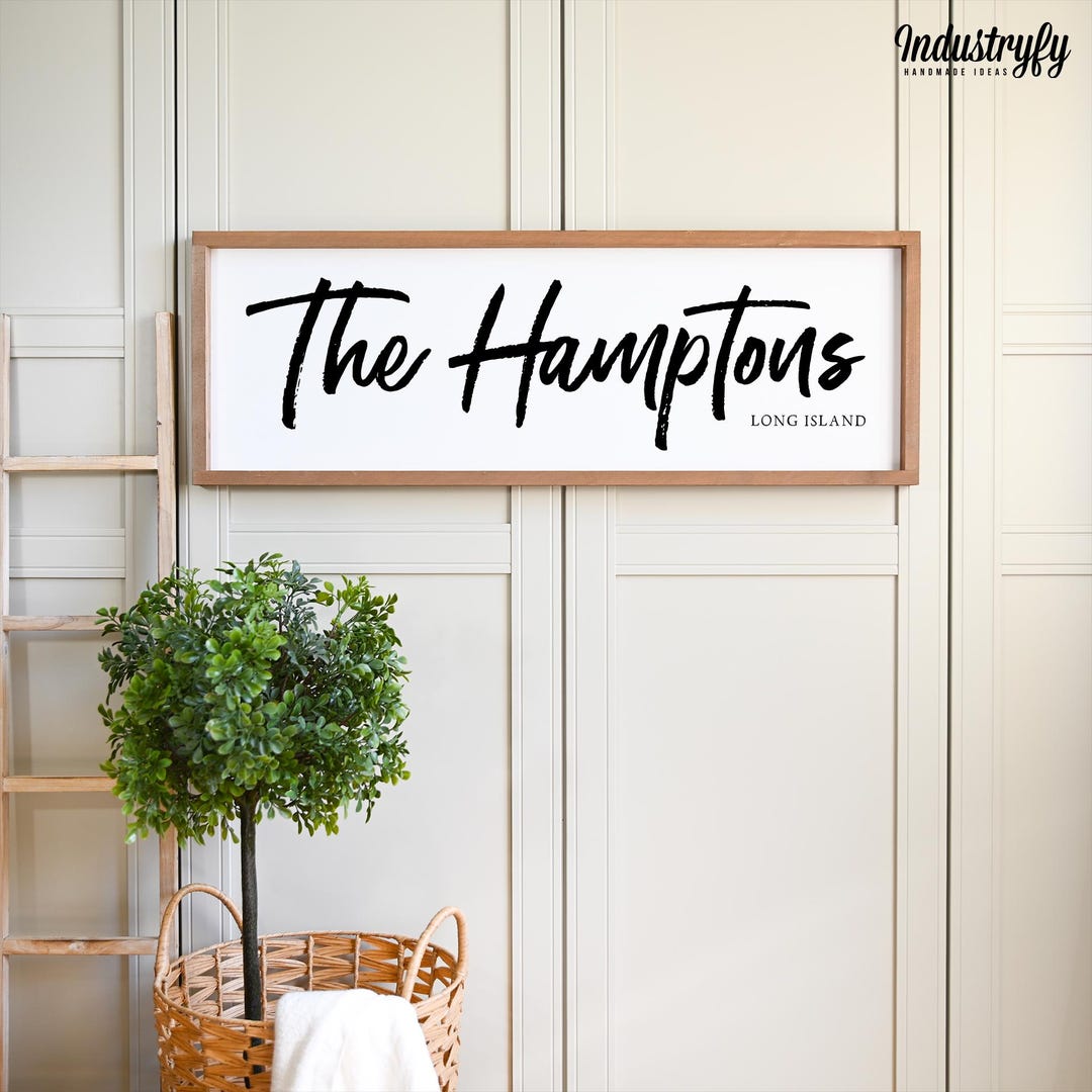 Country House Summer Decoration Sign | the Hamptons Long Island - Etsy