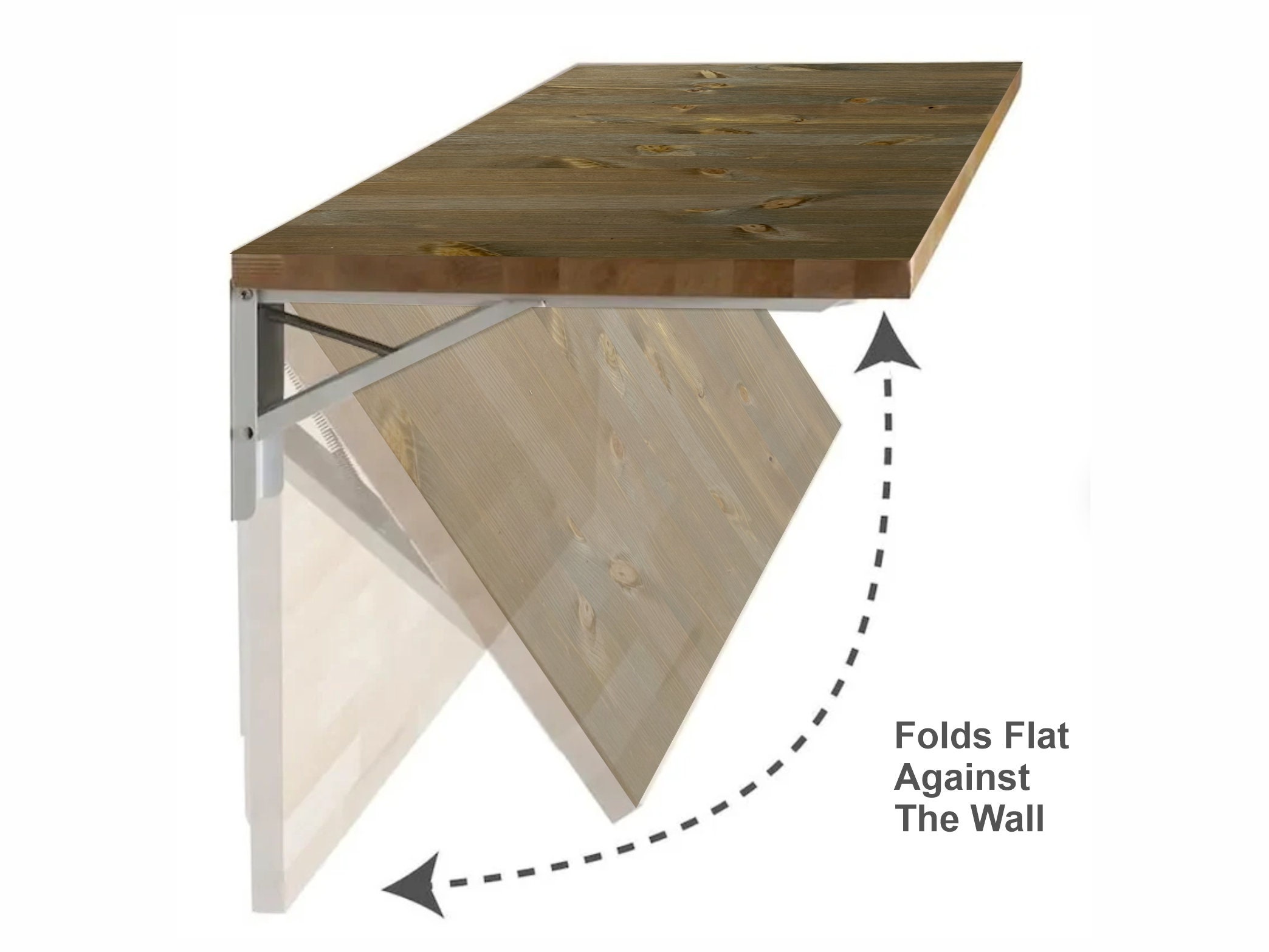 Floating Desk Wall Mounted Desk Folding Desk Murphy Desk - Etsy UK