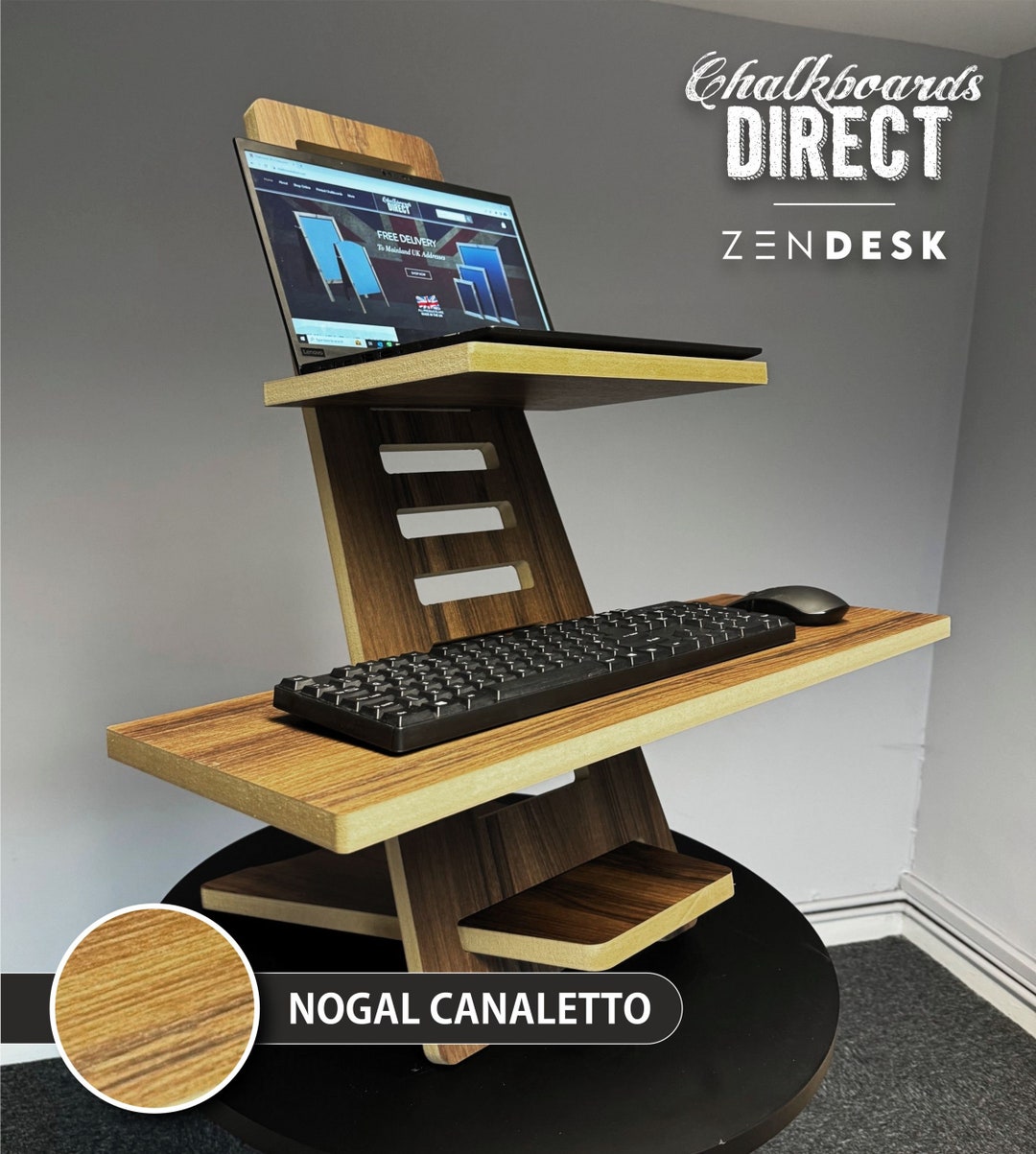 Zen Desk Standing Desk Home Office Stand up Laptop and - Etsy