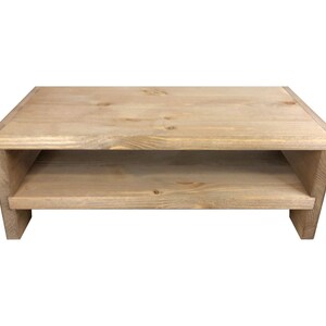 Wooden Computer Monitor Riser Stand Ideal for Any Desk at Home or at ...