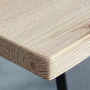 DIY Modern Scandi Style Solid Pine Table Top Unfinished - Etsy