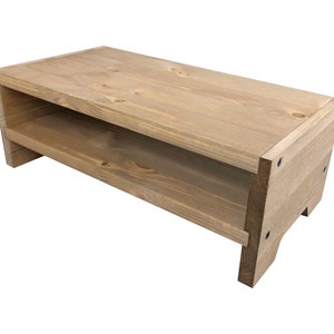 Wooden Computer Monitor Riser Stand Ideal for Any Desk at Home or at ...